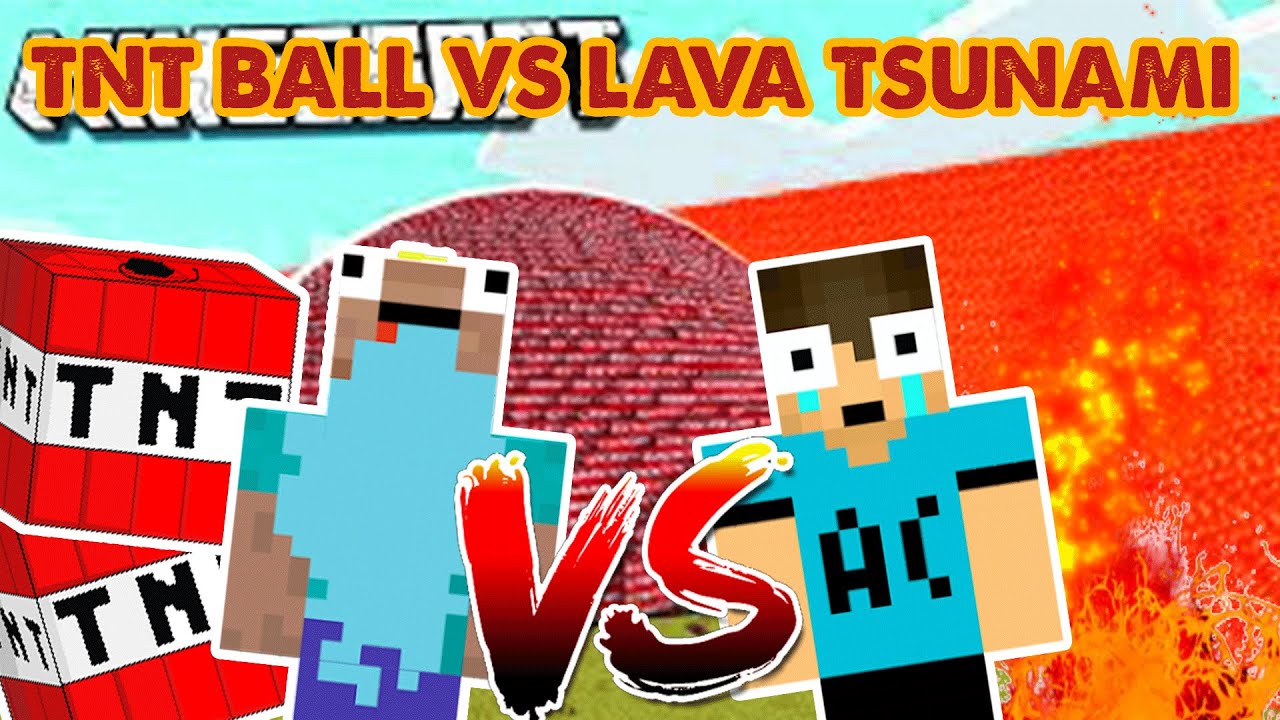 ¿TNT BALL VS LAVA TSUNAMI? | #Daarick #Anthonycraft #Leoncraft - YouTube
