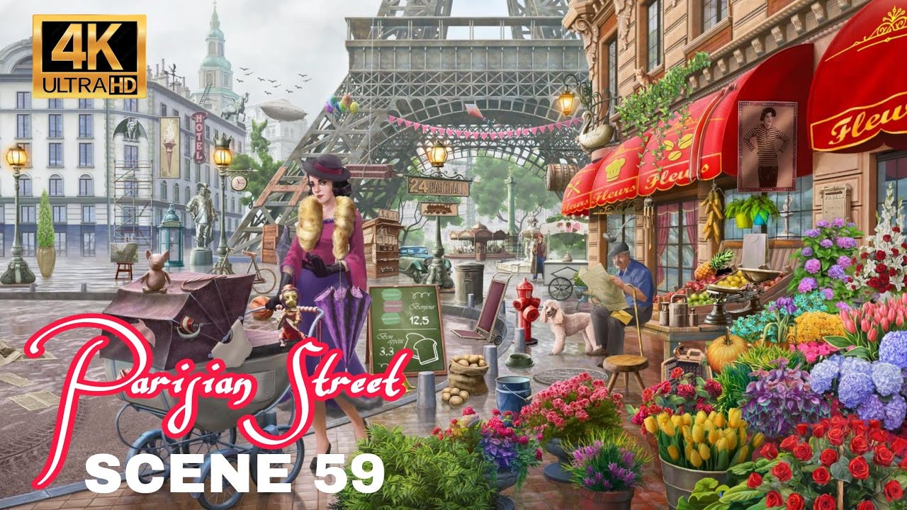 June's Journey Scene 59 Vol 1 Ch 12 Parisian Street *Full Mastered Scene* 4K - YouTube