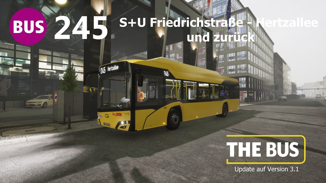 The Bus - Eine ganze Runde auf der angepaßten Linie 245 - YouTube