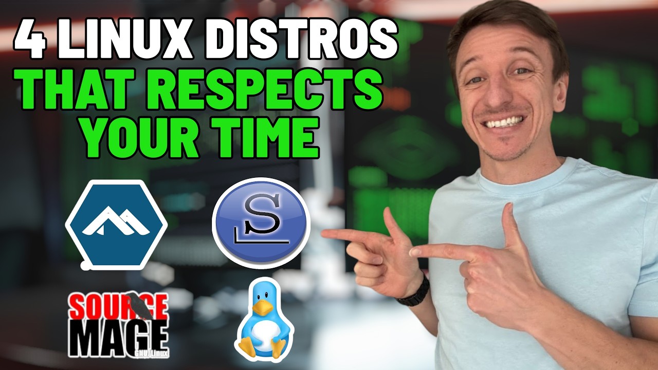 Alpine Linux vs Slackware vs CRUX vs Source Mage - YouTube