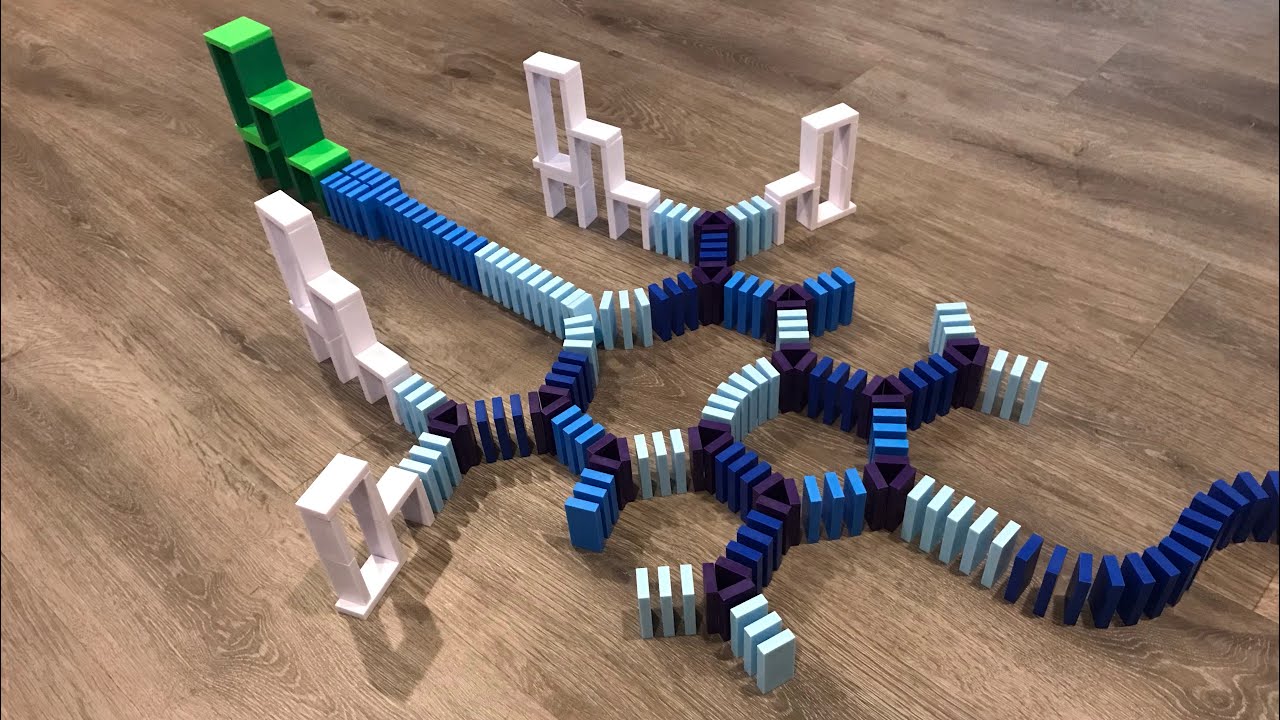 SATISFYING Domino Fall-down | ULTIMATE COMPILATION - YouTube