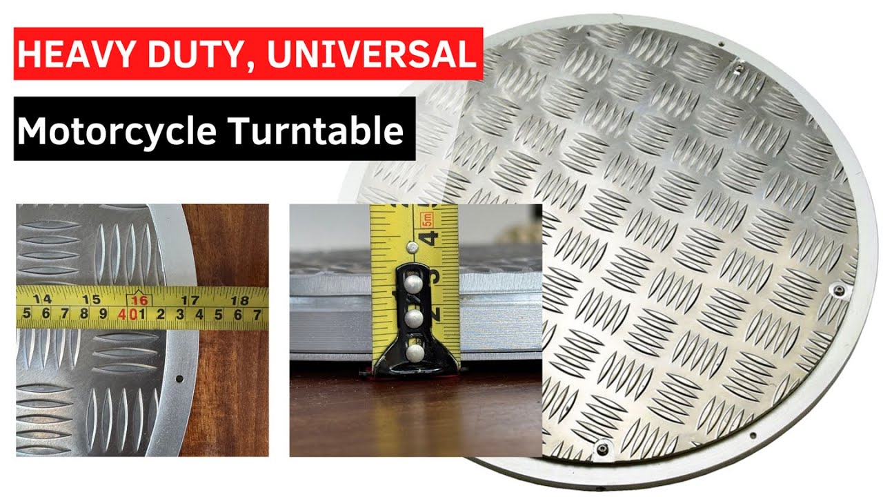 Heavy Duty Universal Motorcycle Turntable - YouTube