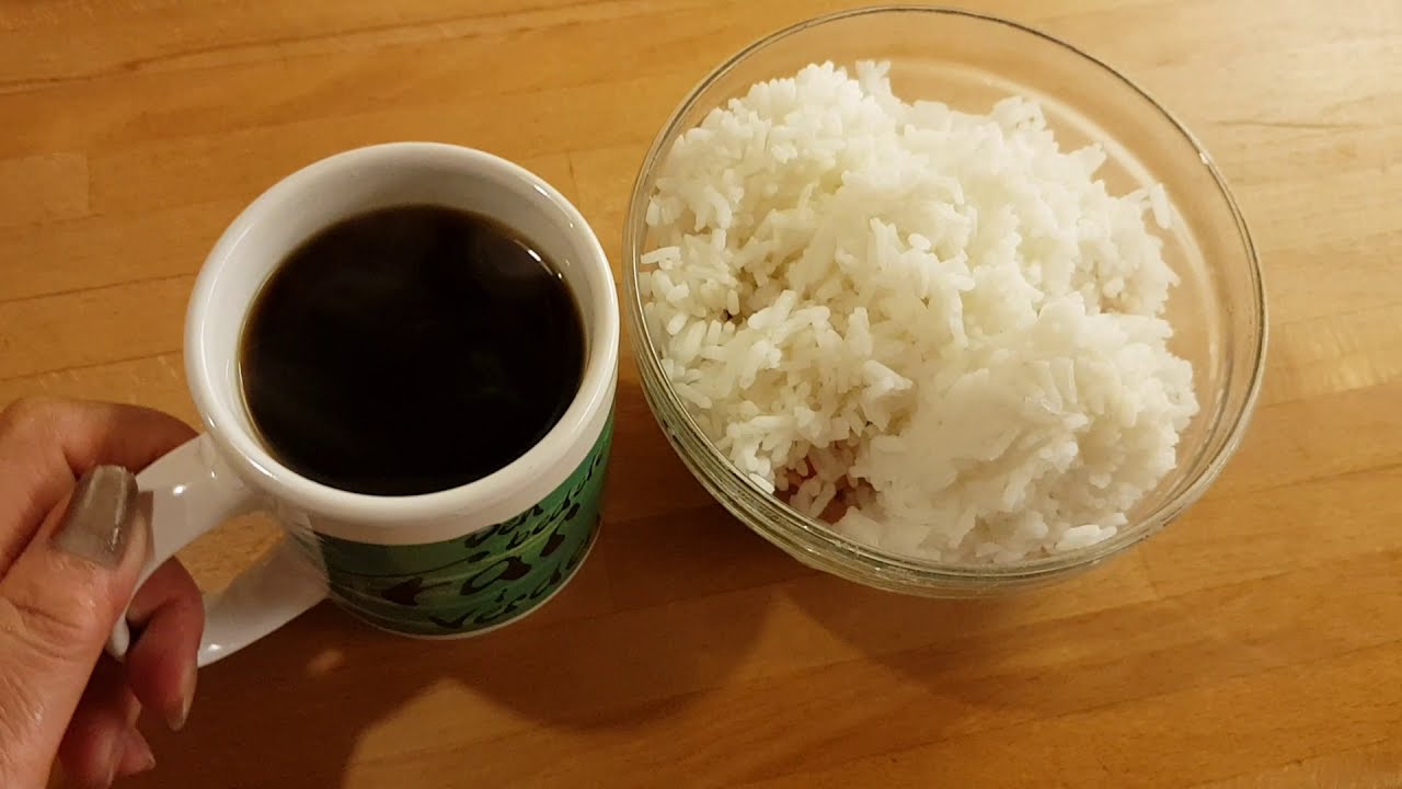 start my day with rice and coffee. - YouTube