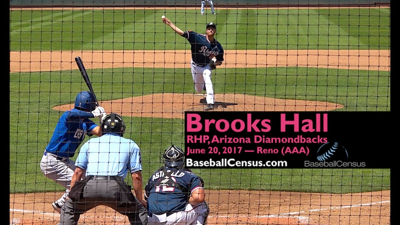 Brooks Hall, RHP, Arizona Diamondbacks — June 20, 2017 - YouTube