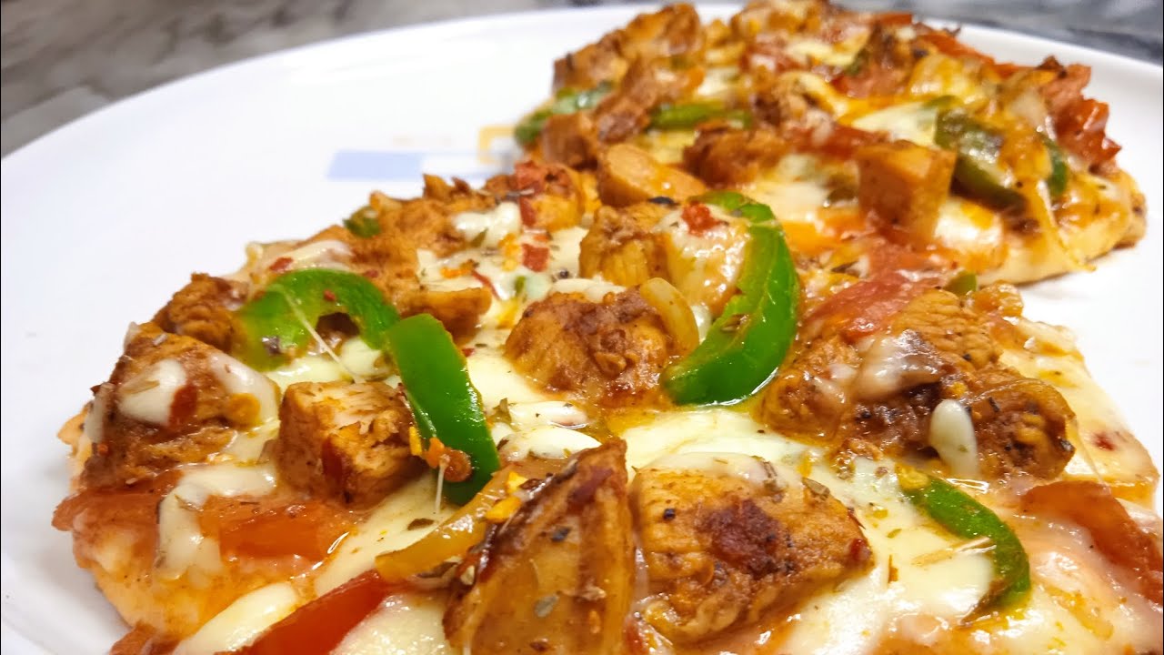 Cheesy Burst Pizza without dough and Oven Recipe by Cooking Gallery😋 ...