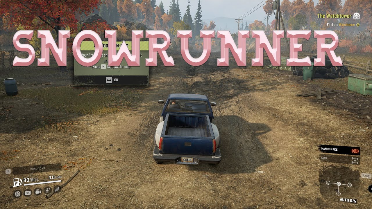 SNOWRUNNER Gameplay Walkthrough Part 1 - FIRST GARAGE - YouTube