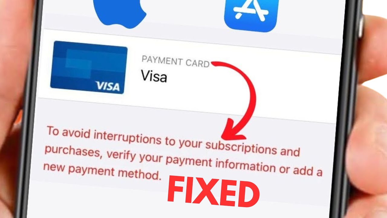 How To Fix To Avoid Interruptions To Your Subscriptions and purchases ...
