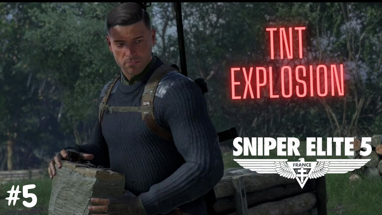 TNT EXPLOSION || FESTUNG GUERNSEY [SNIPER ELITE 5 MISSION 5 ...