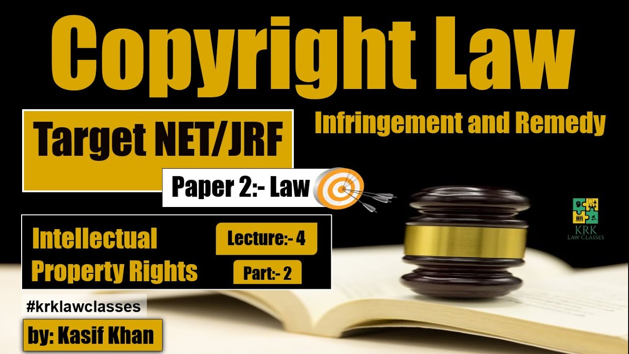 Copyright and Neighboring Rights | Part 2 | UGC- NET/JRF | Paper 2 ...