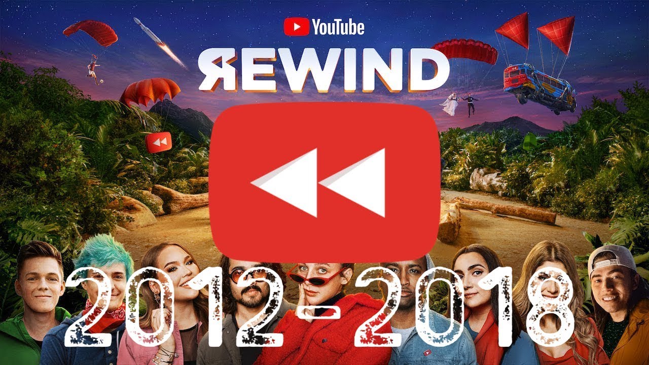 TODOS OS YOUTUBE REWIND DE 2012 A 2018 | #YouTubeRewind - YouTube