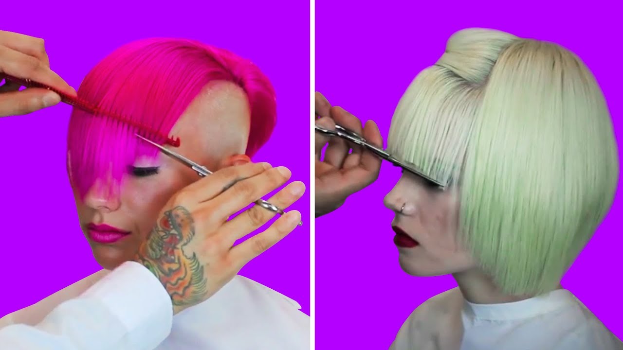 PROFESSIONAL HAIRCUT COMPILATION | IDEAS FOR SHORT HAIRSTYLES - YouTube