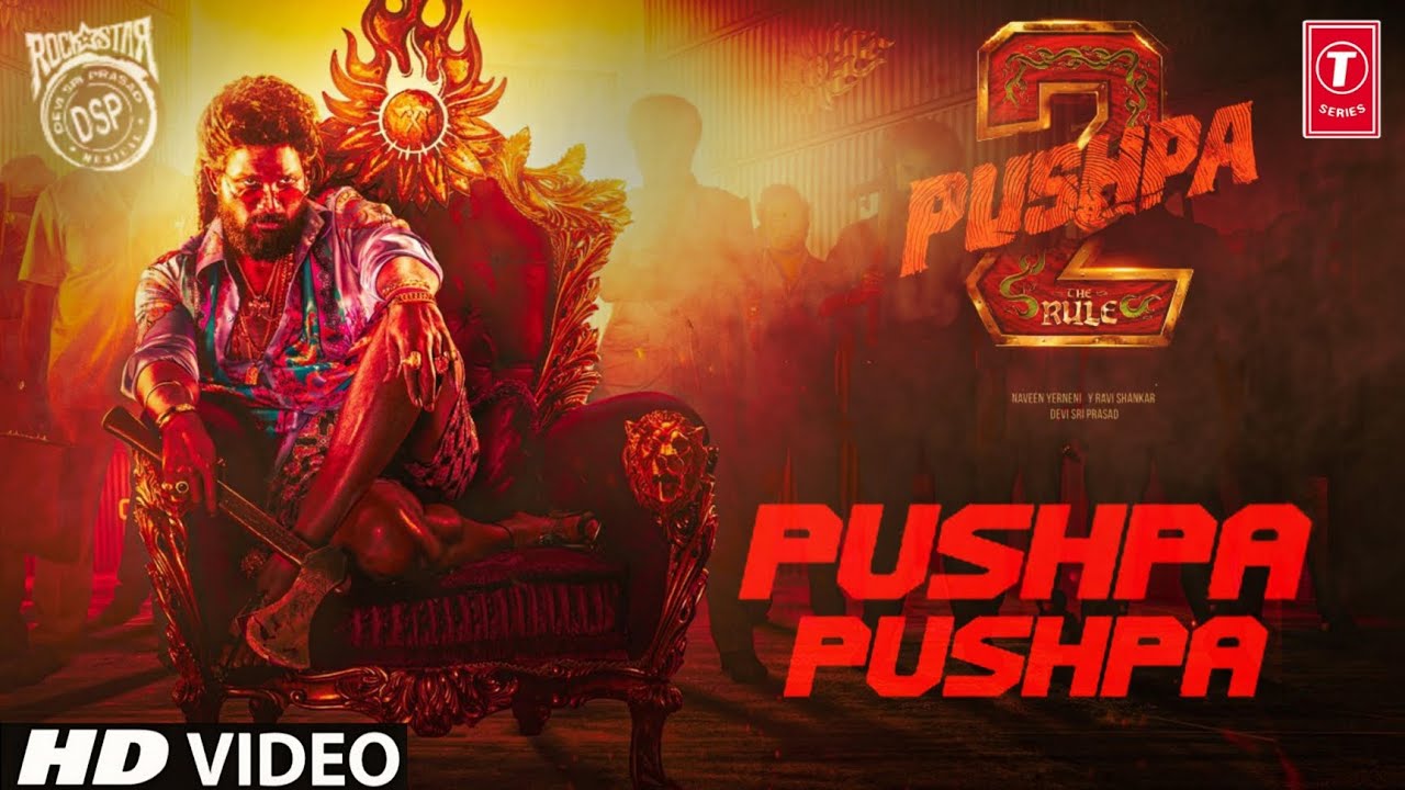 Pushpa Pushpa Video Song, Allu Arjun, Rashmika Mandanna, Devi Sri ...