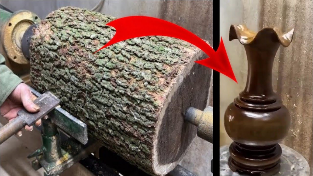 Amazing Woodturning Crazy - Extremely Creative Design Ideas And Beautiful Work On Lathe - YouTube