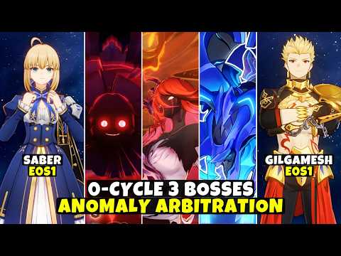 [V2] Gilgamesh & Saber E0S1 vs 3 Bosses Anomaly Arbitration | HSR 4.4