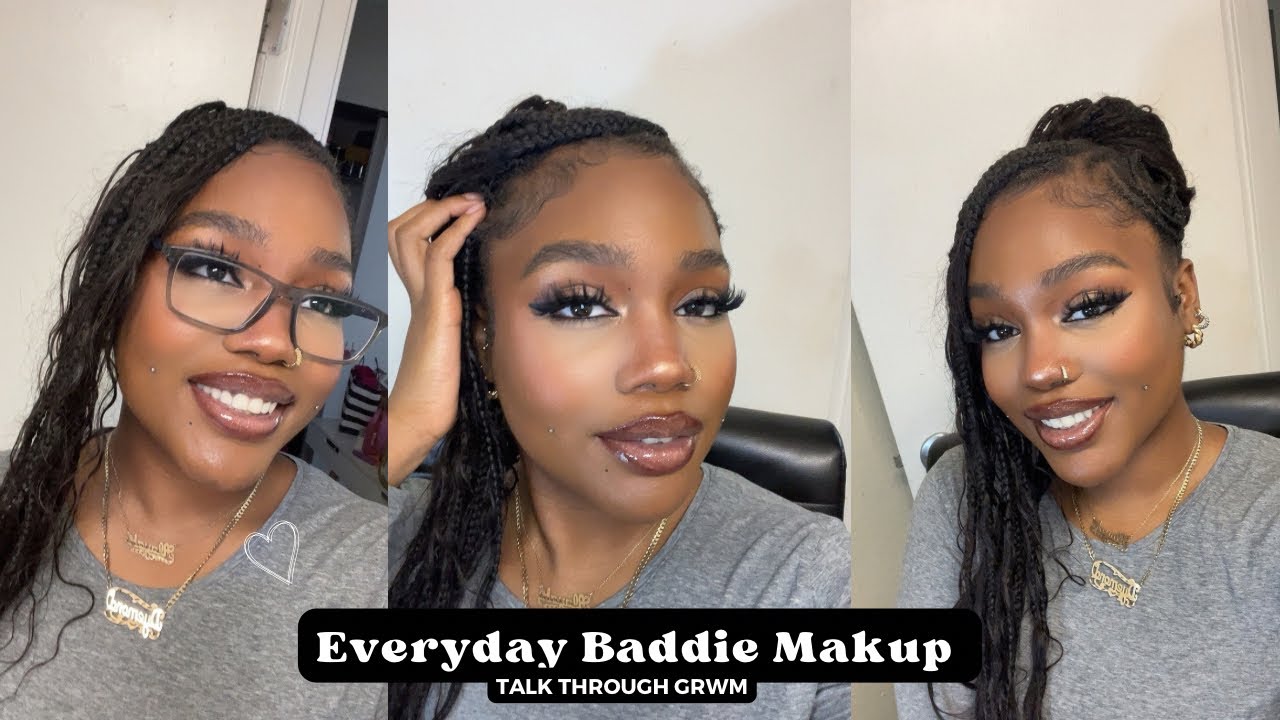 Detailed Baddie Makeup Tutorial | GRWM | Dyemond.Tha.Creator - YouTube