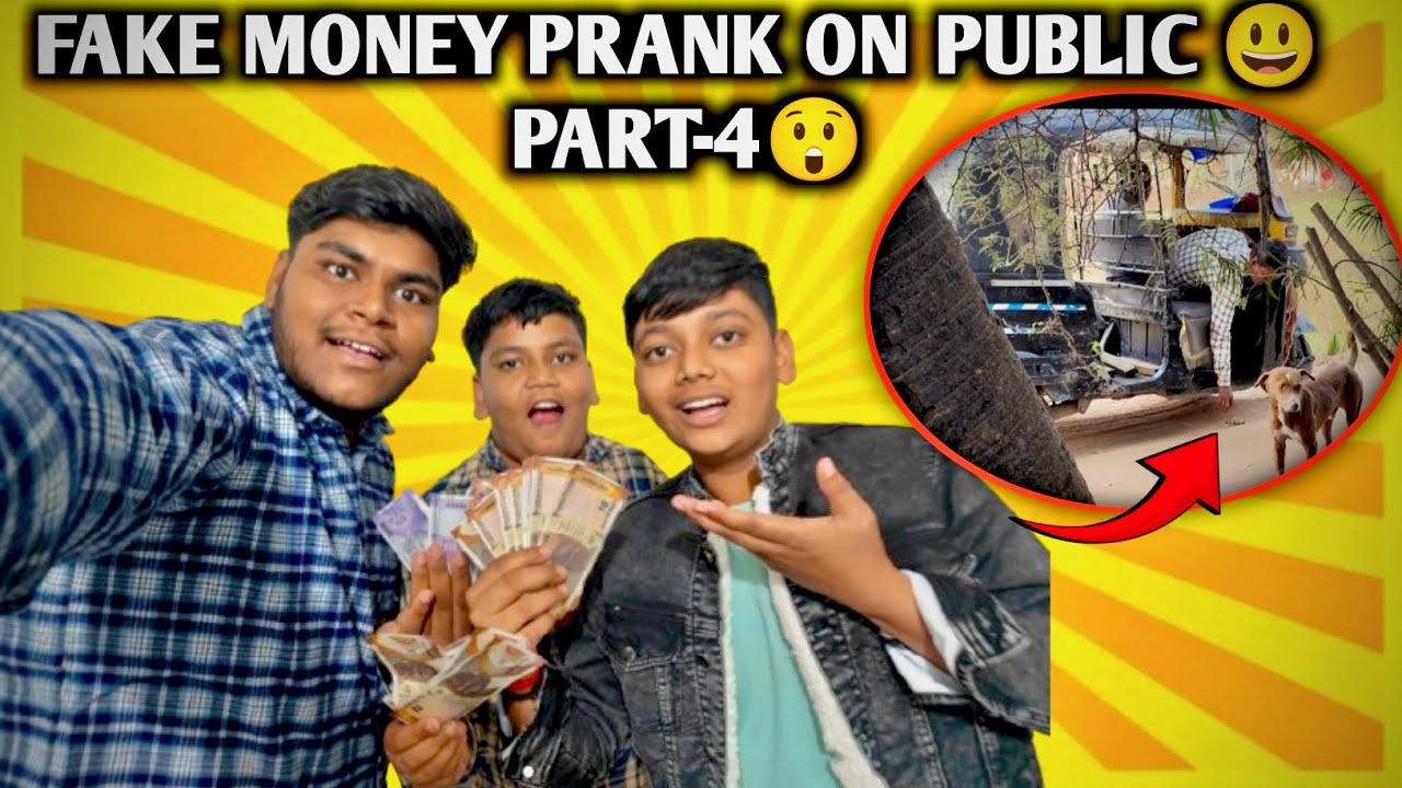 FAKE MONEY PRANK ON PUBLIC PART - 4 😃 || REACTION GONE RIGHT 😂 ...