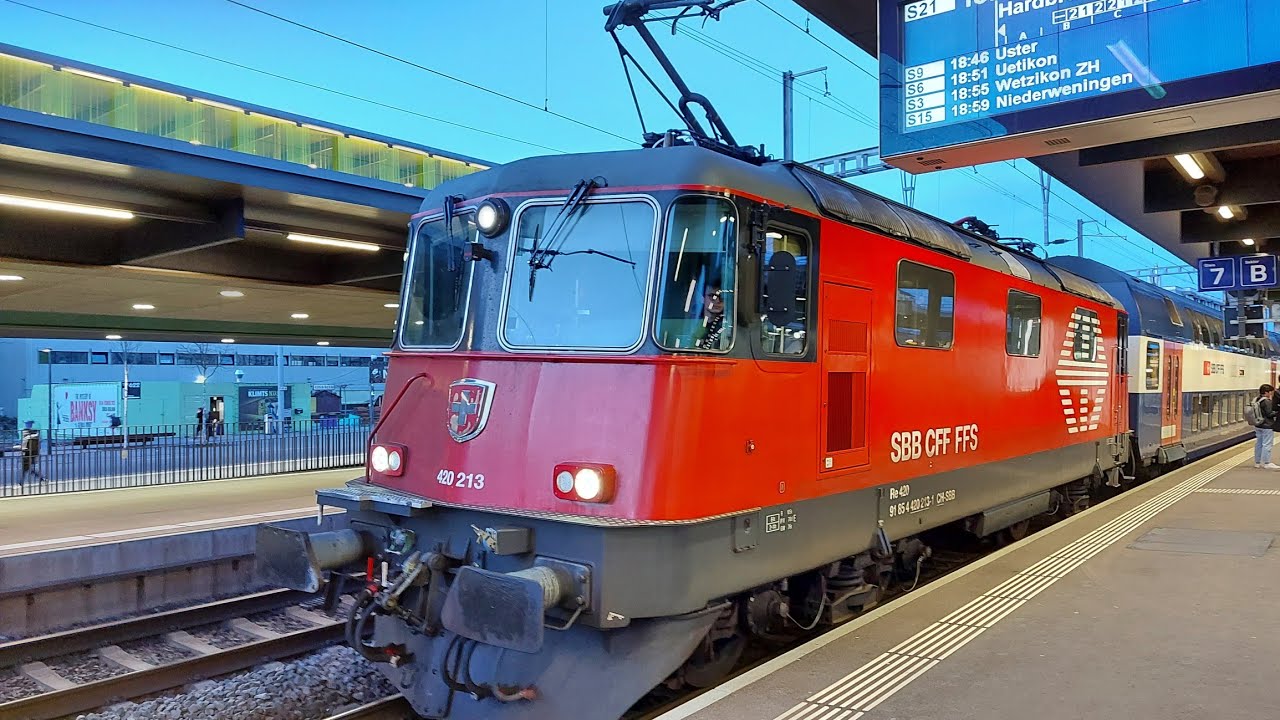 ZVV S-Bahn (S21) Regensdorf-Watt to Zürich Oerlikon Ridealong - YouTube