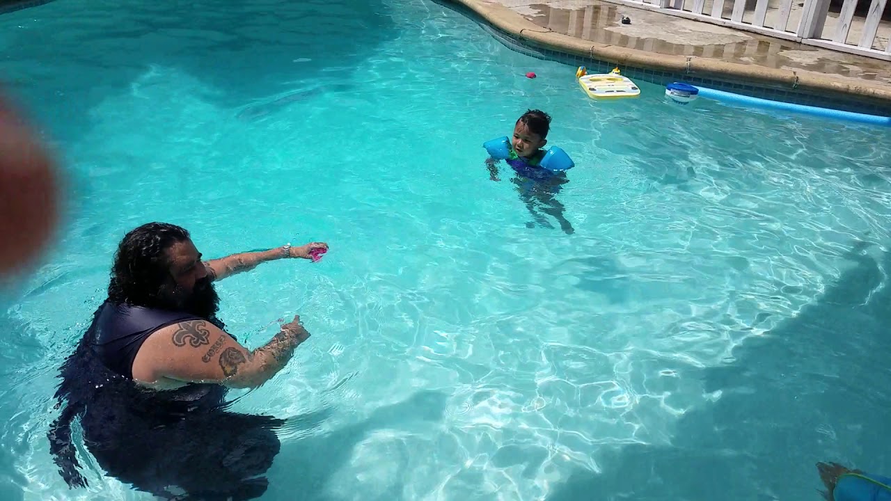 Family Home Video. Retirement pool party. July 14, 2019. - YouTube