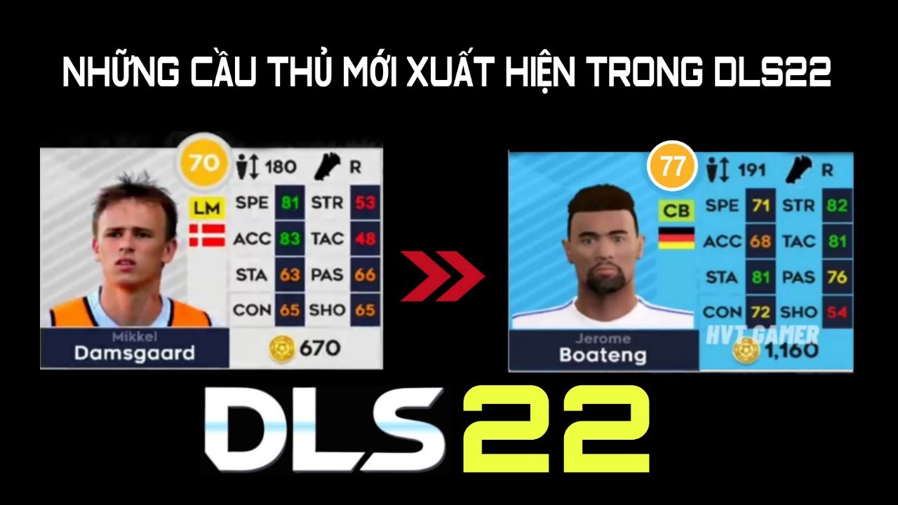 NHỮNG CẦU THỦ MỚI XUẤT HIỆN TRONG DLS22, DREAM LEAGUE SOCCER 2022 ...