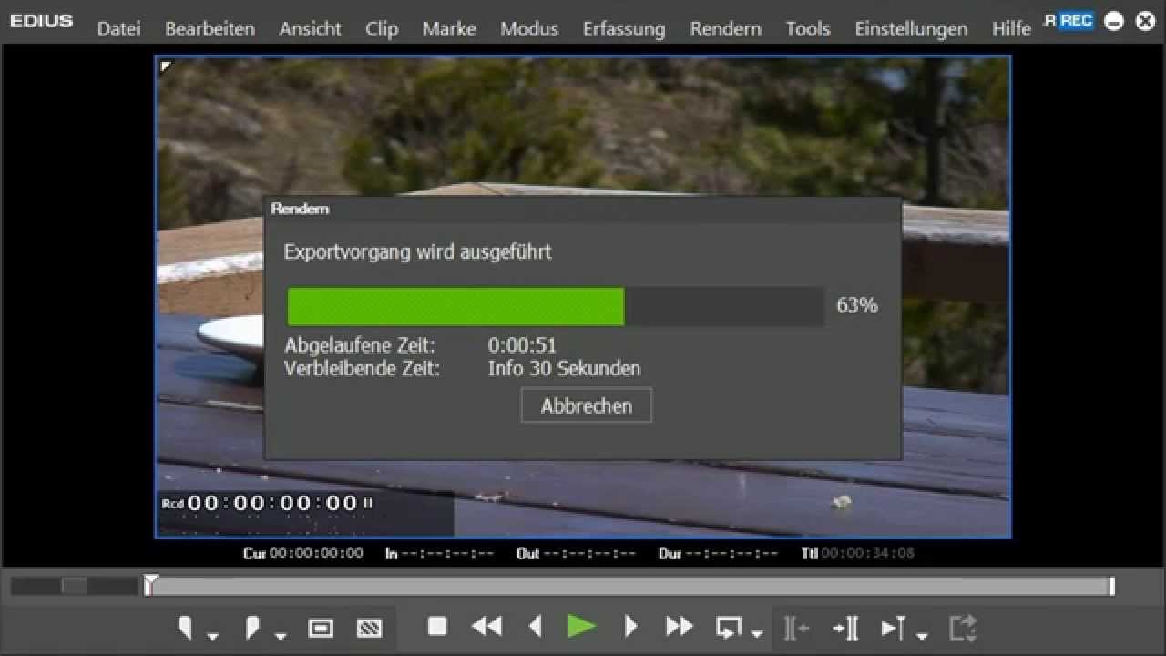 EDIUS 8 mit Quick Sync und 1 Monitor Betrieb - YouTube