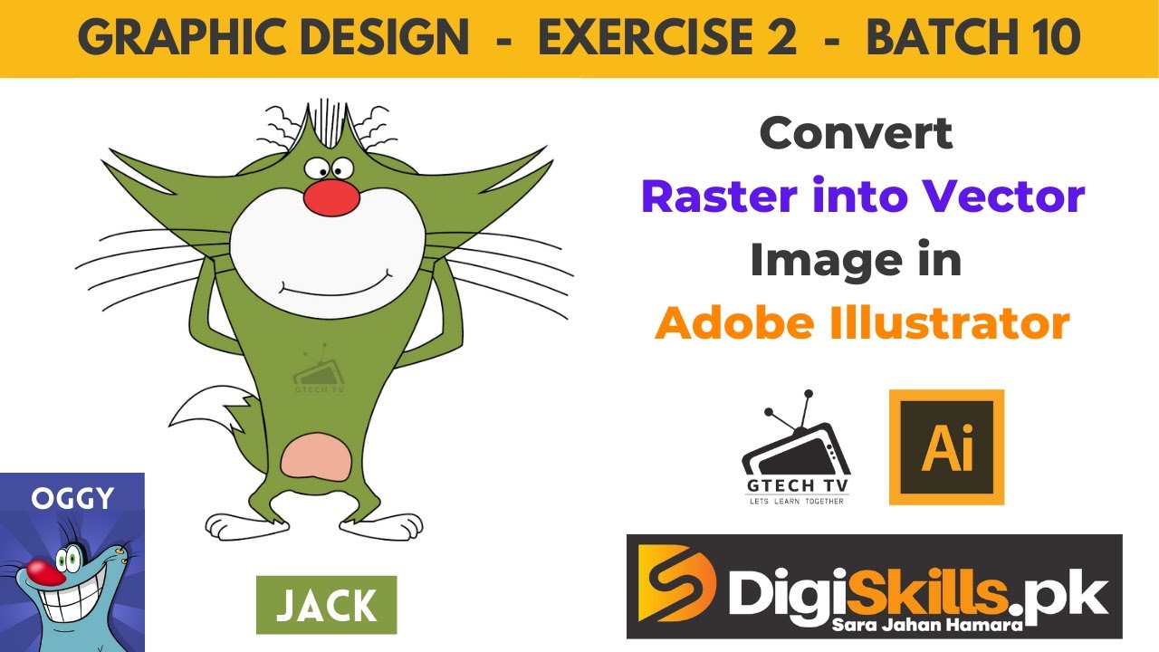 Digiskills Graphic Design Exercise 2 Batch 10 Solution | Draw a Vector ...