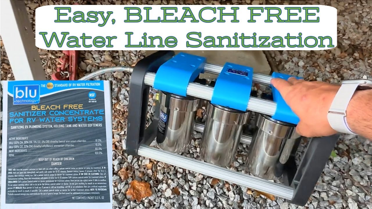 Sanitizing Your RV Water System without Bleach // Works on ANY Canister ...