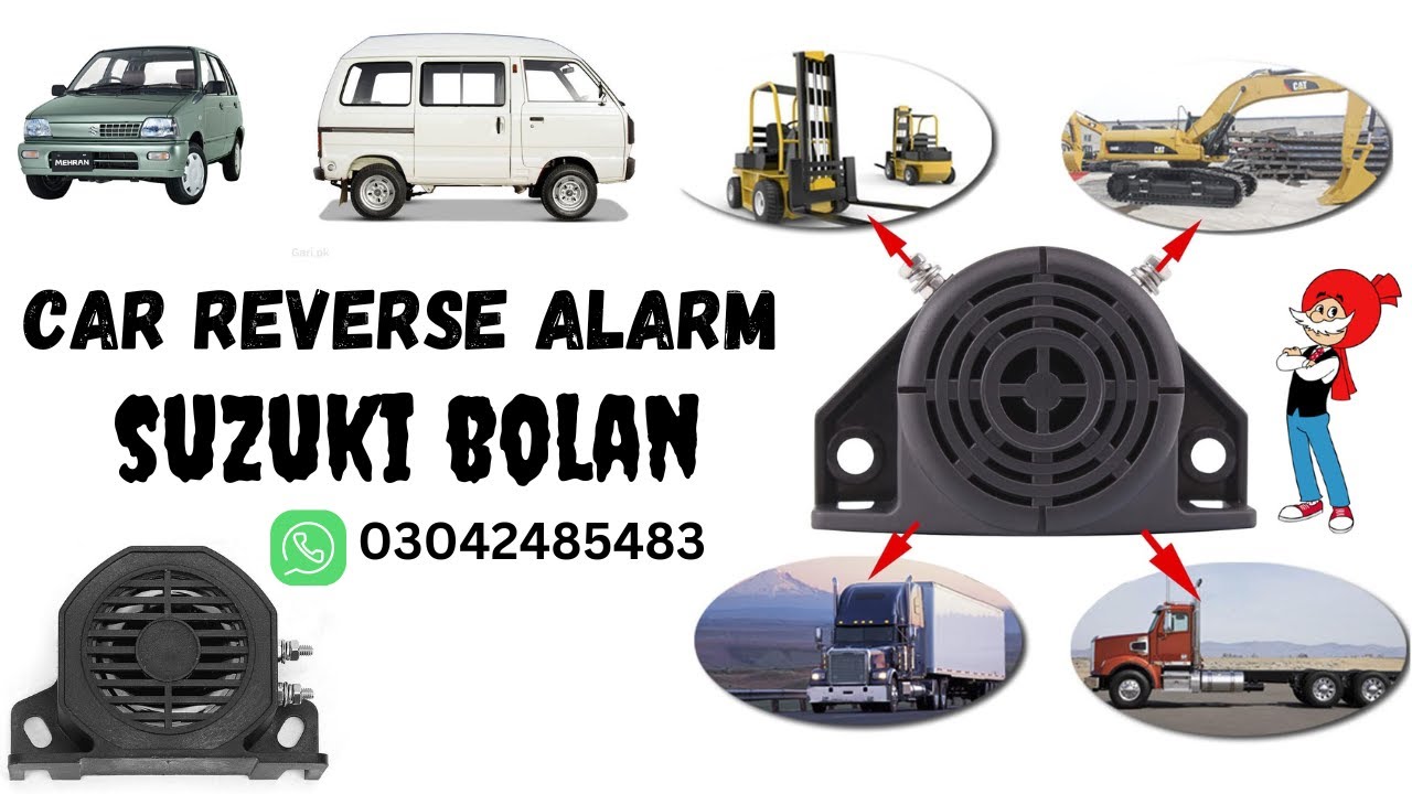 Car Reverse Alarm | for Suzuki Bolan |Speaking Reverse Alarm – “Caution ...