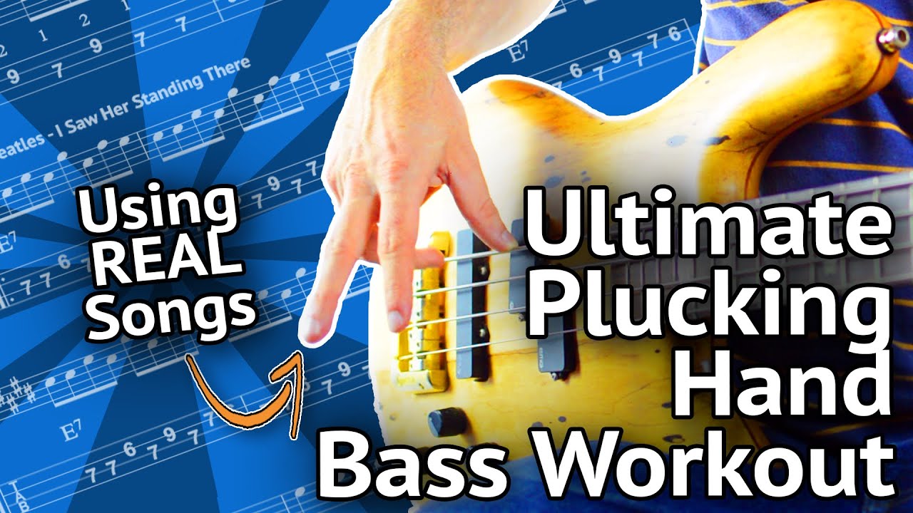Plucking Hand Bass Workout - VANQUISH Right-Hand Fumbling - YouTube