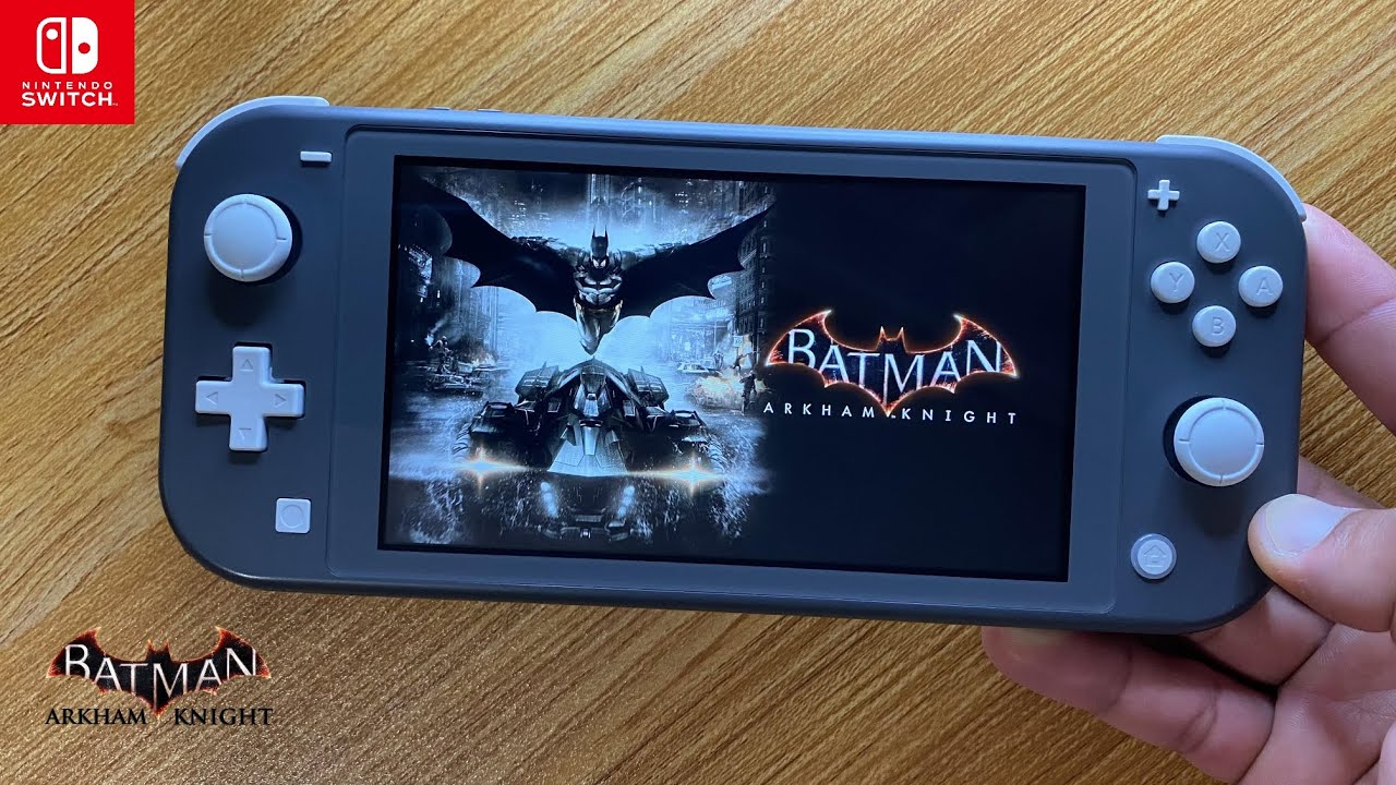 Batman: Arkham Knight Nintendo Switch Lite Gameplay - YouTube