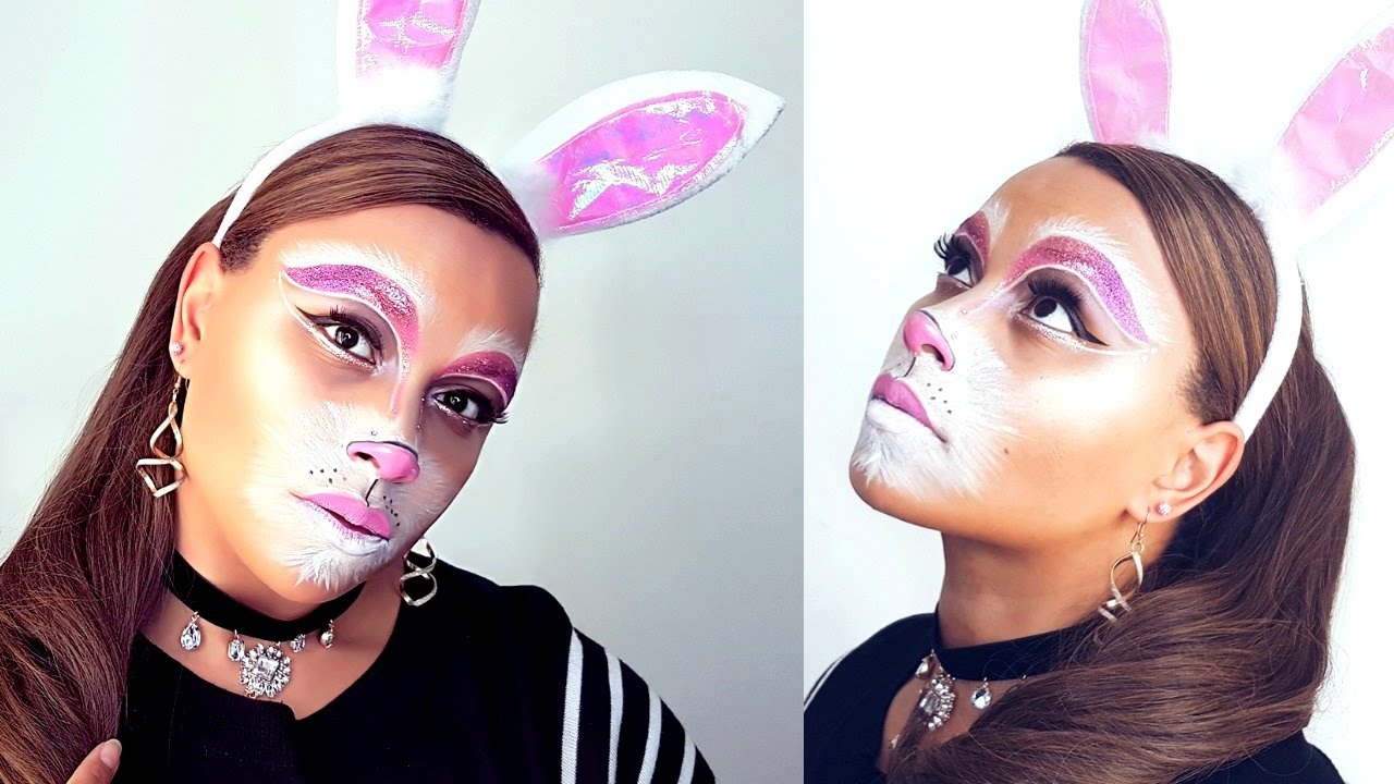 SPRING/EASTER BUNNY MAKEUP TUTORIAL | MAKEUP BY TINA H - YouTube