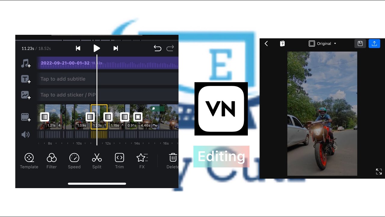 VN Trending Bike Video editing VNVideo Editor - Complete Video Editing ...