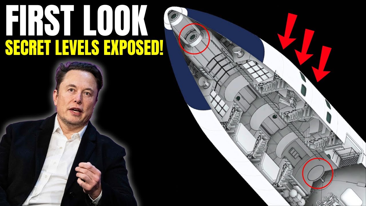 SpaceX's Starship Interior Design NEW UPDATE: Revolutionary 6-Level ...