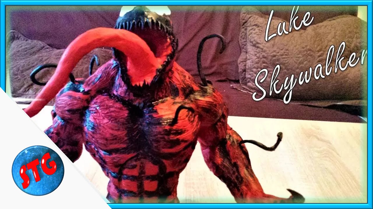 Carnage Symbiote-Venom/Clay statue/Marvel #8 - YouTube