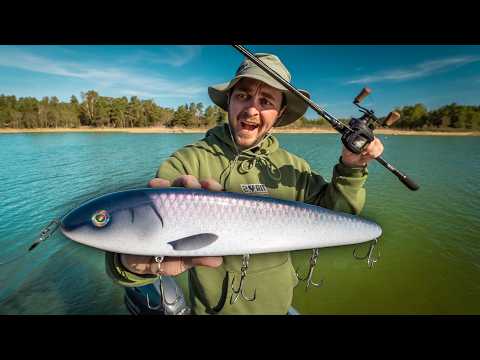 Casting a 900 g (!!!) Jerkbait for AGGRESSIVE Pike... 🦖