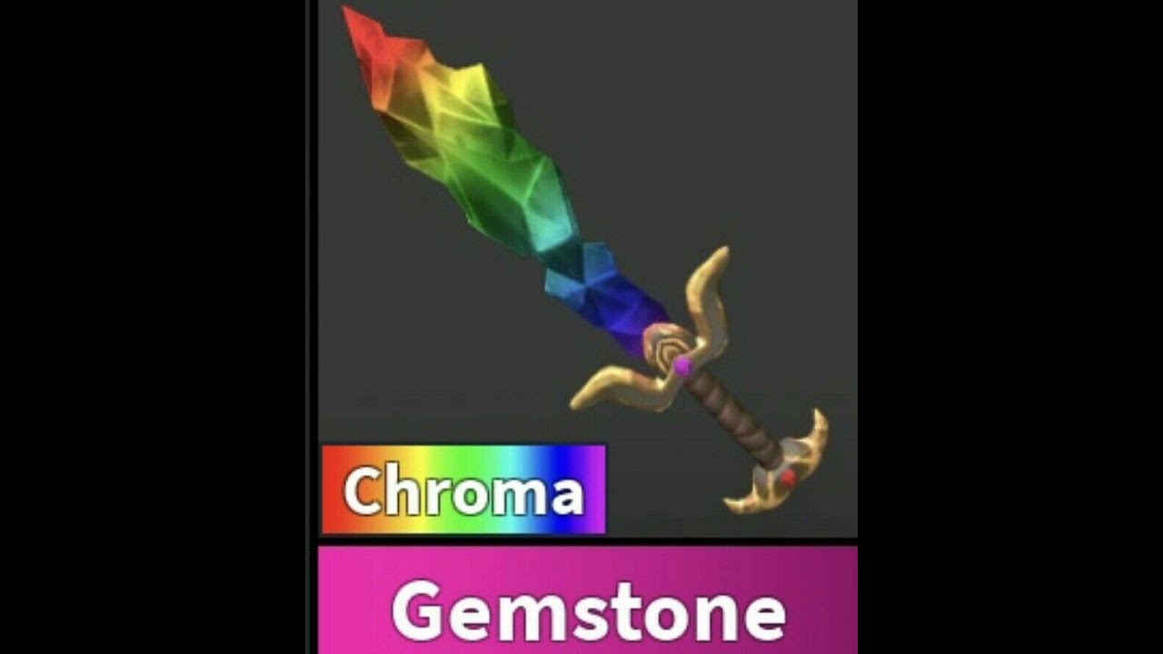 Getting Chroma Gemstone! | My MM2 Trading series! - YouTube