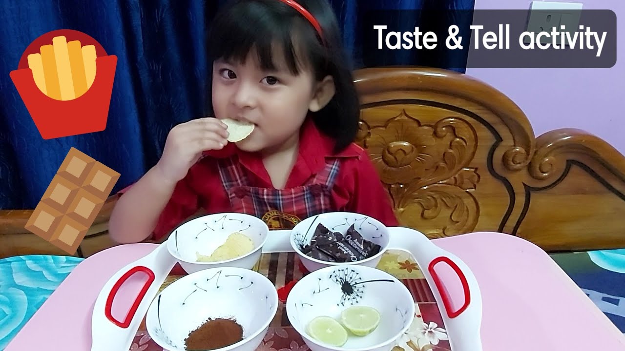 Taste and Tell activity - YouTube