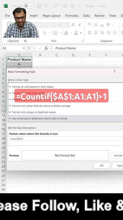 Conditionalformatting Duplicate Value Highlights Ytshorts Excel Youtube