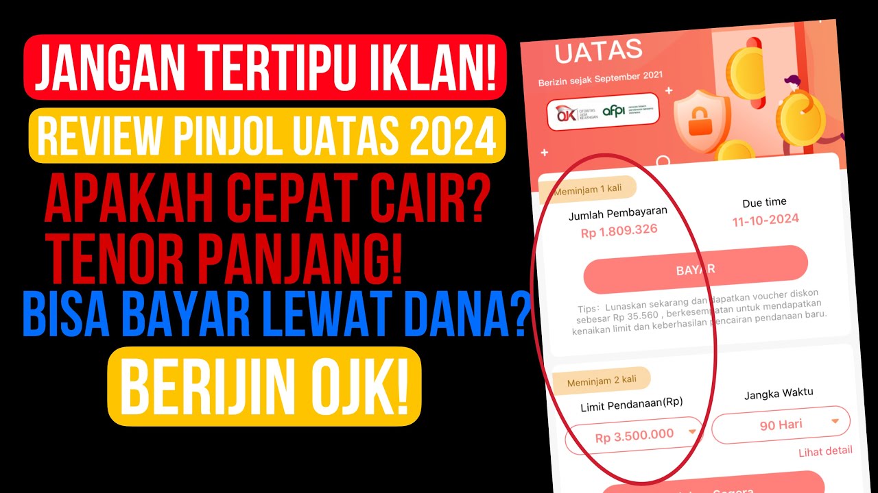 REVIEW JUJUR PINJOL UATAS! SEBELUM KALIAN PINJOL DI UATAS PEMBAYARAN ...