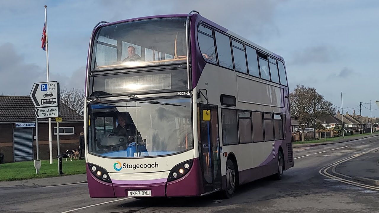Stagecoach Skegness 19203 leaving chapel st Leonards on a 59 to ...