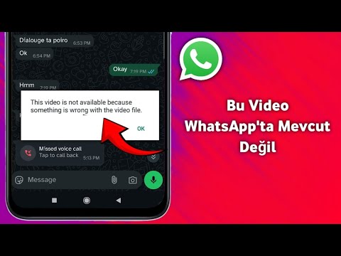 Bu Video WhatsApp'ta Kullanılamıyor Hatası Nasıl Düzeltilir (2025)