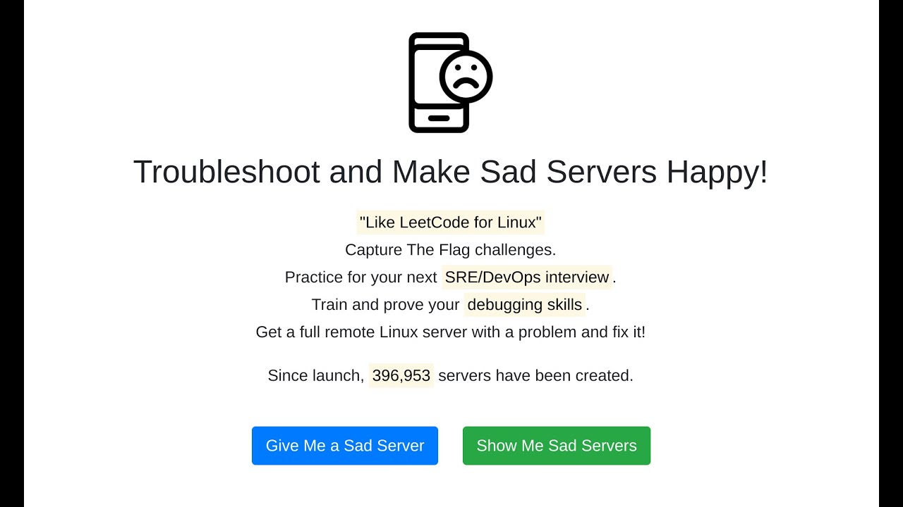 More SadServers Challenges! - YouTube