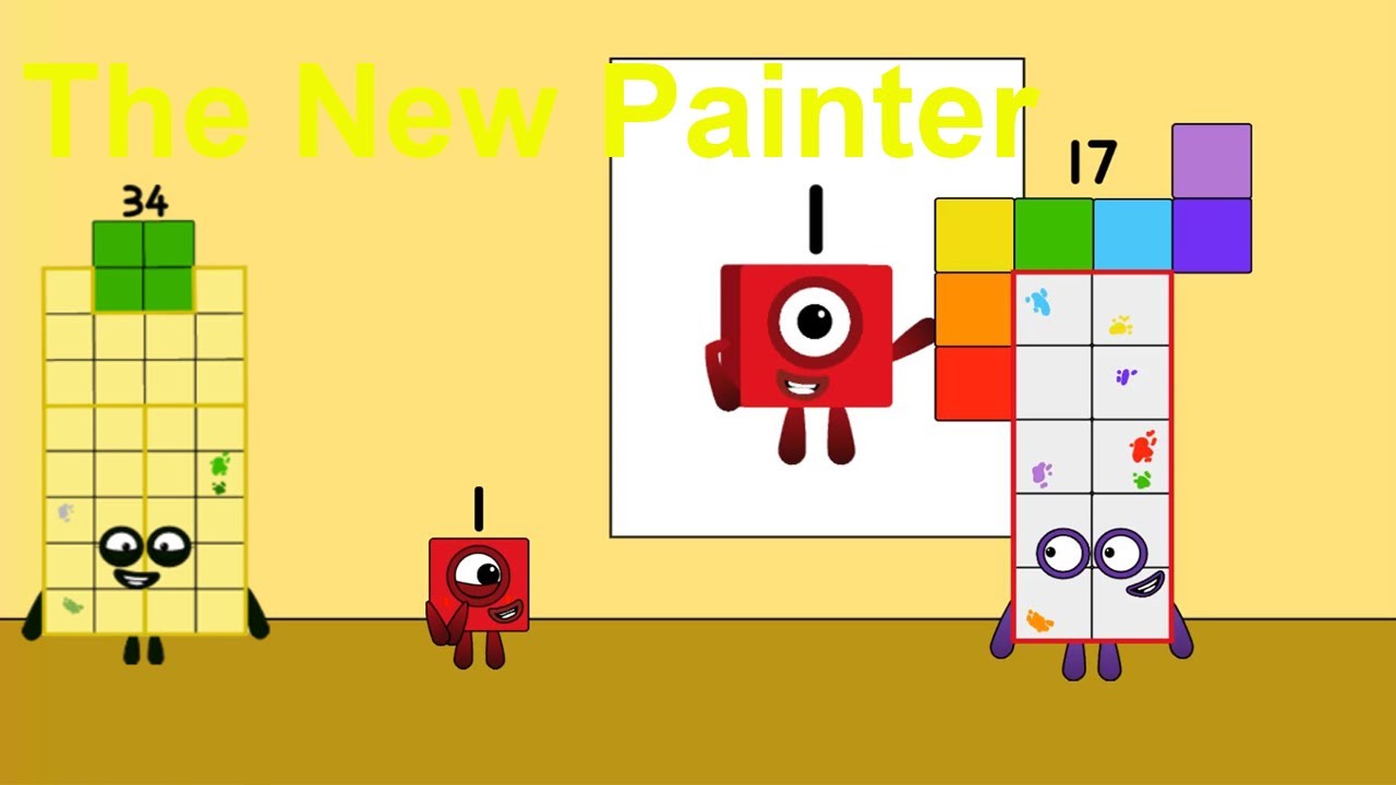 Numberblocks Short: The New Painter In Numberland | Ninety-One gets a ...