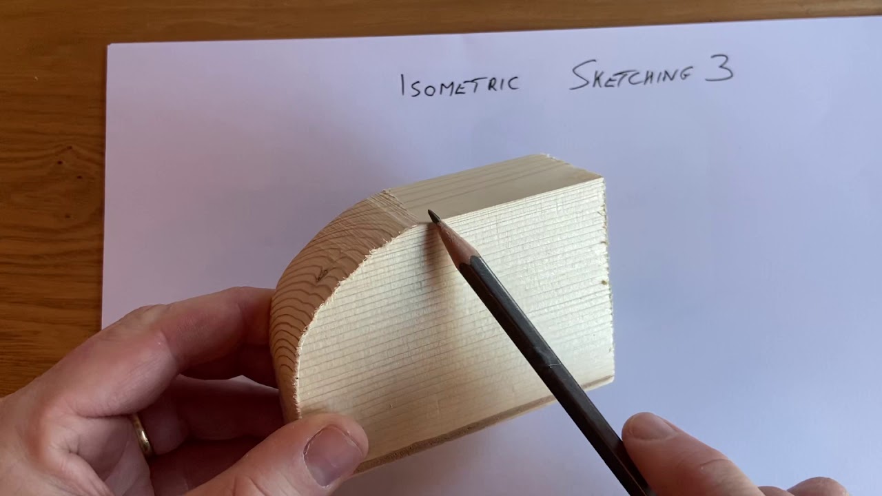 3. Isometric sketching - YouTube