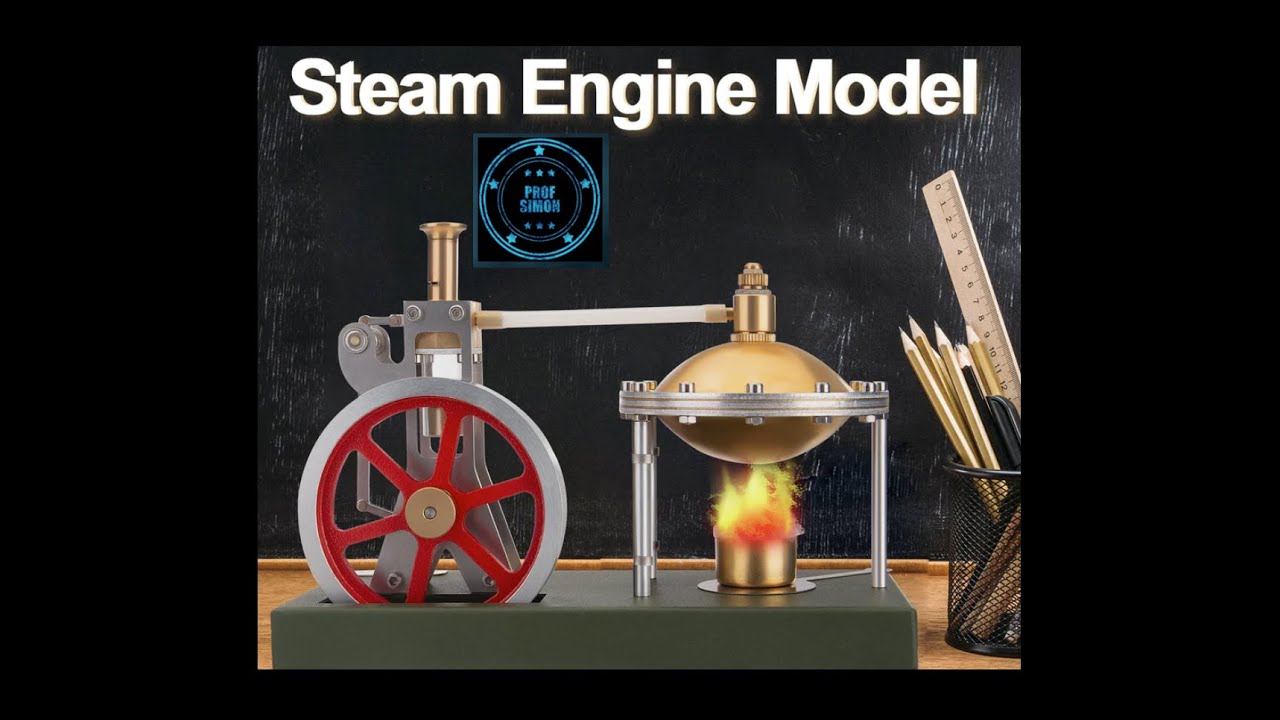 Steam Engine Model - Prof Simon - YouTube