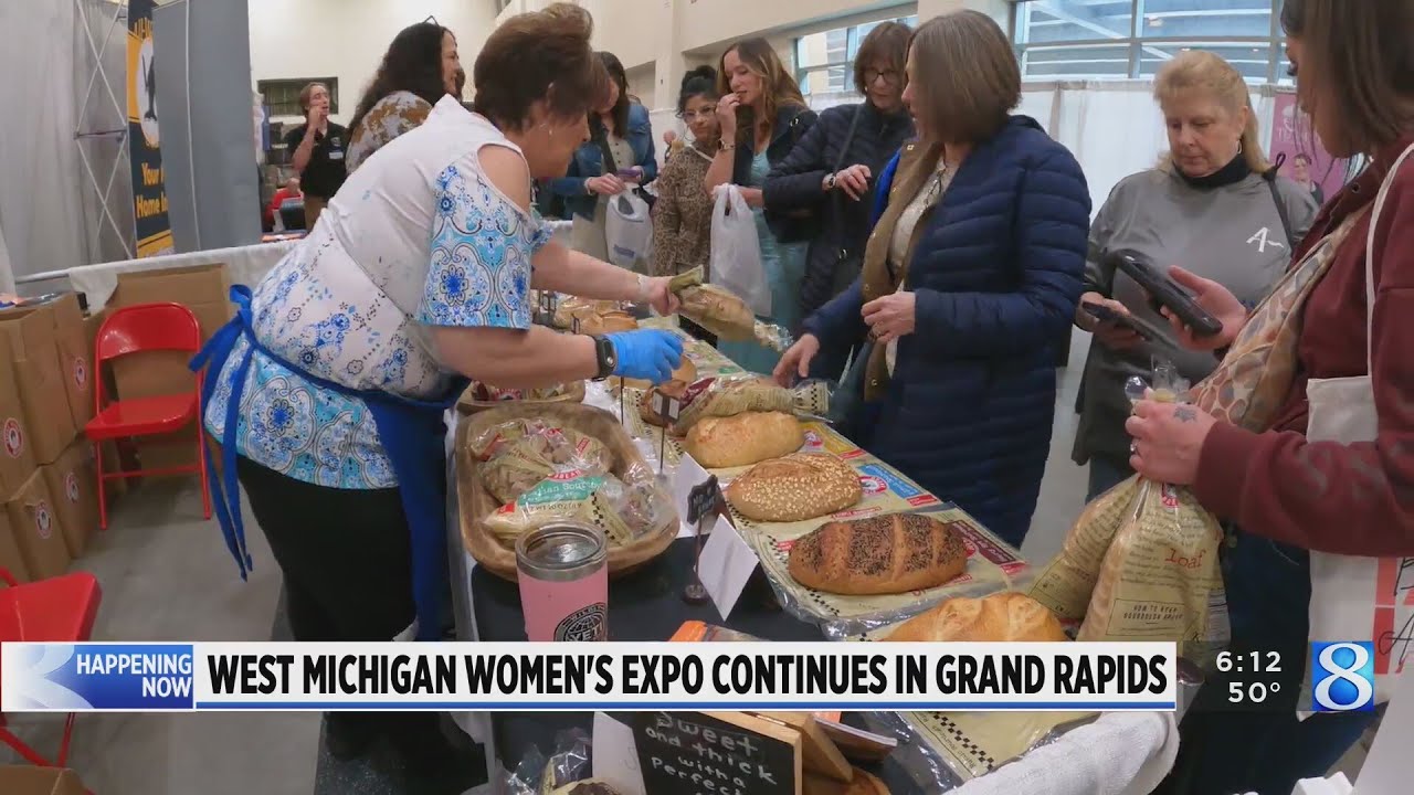 Women's expo continues in Grand Rapids - YouTube