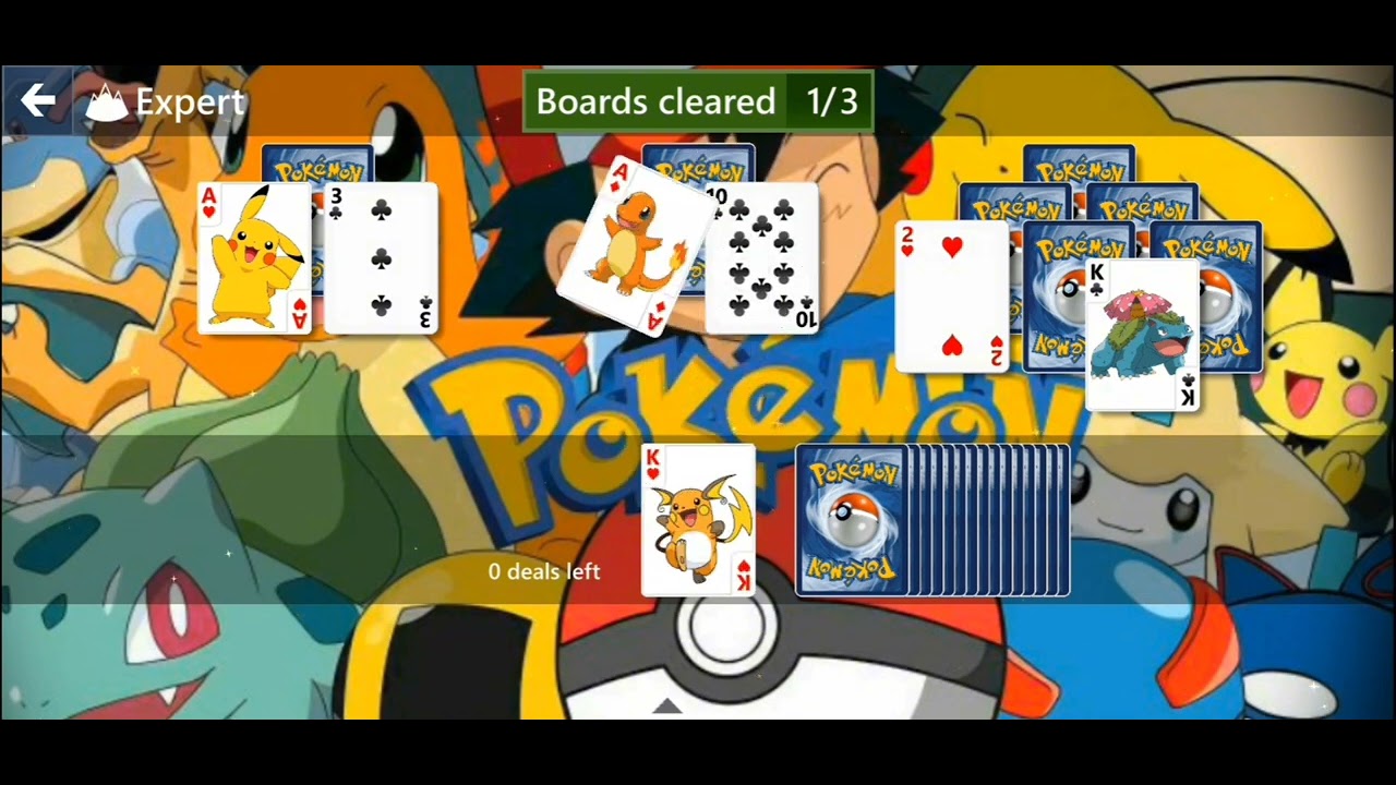 Star Club - TriPeaks: Expert II Challenge 7 | Pokémon Theme | Microsoft ...