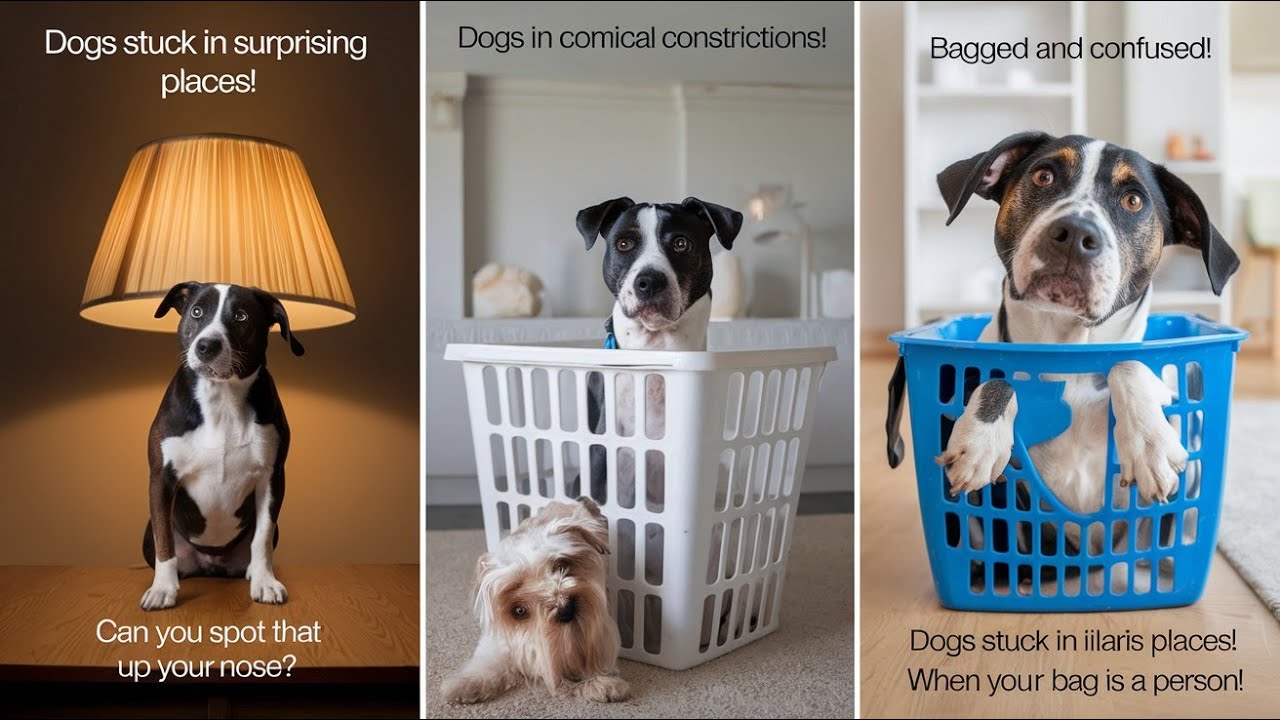 Dogs Getting Stuck in Funny Places - YouTube
