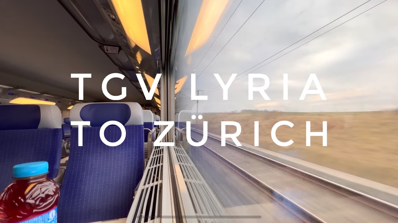 On board the TGV Lyria to Zürich at 320km/h - YouTube