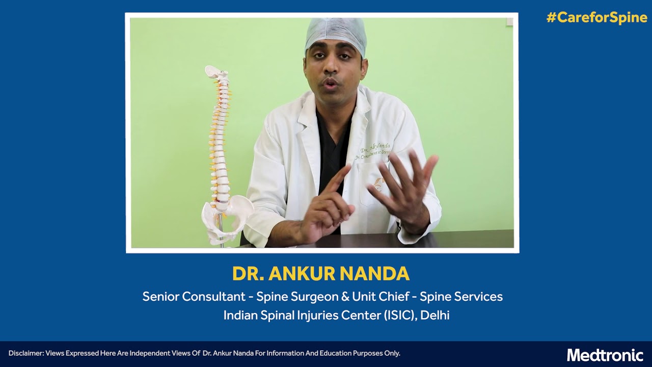 Back Pain And Spinal Ailments | Dr. Ankur Nanda | #CareForSpine - YouTube