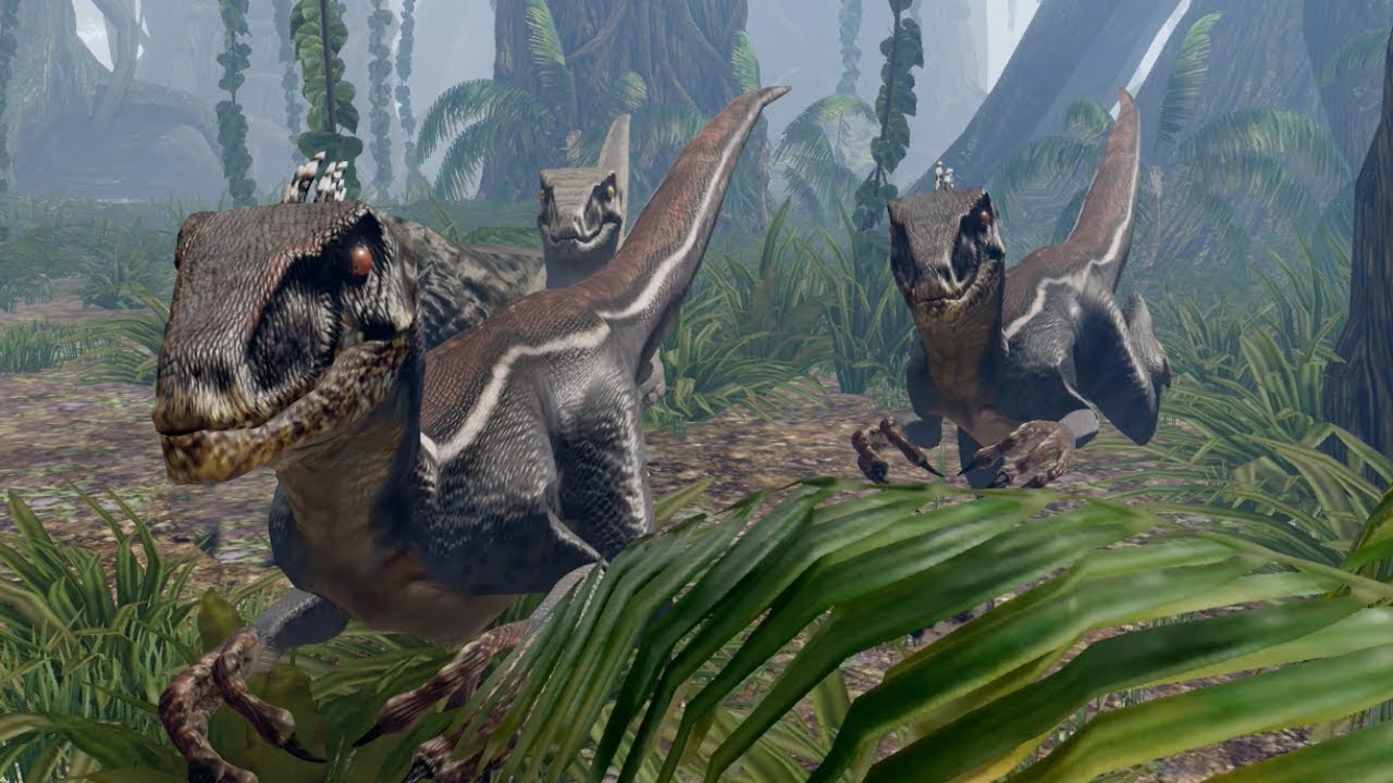 Chased By Jurassic Raptors on SITE B!!! | Raptors - YouTube